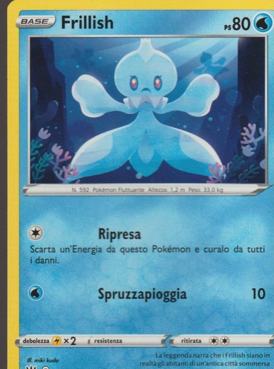TCG POKEMON Stili Di Lotta BST 041/163 FRILLISH Italiano | Kaufen auf ...