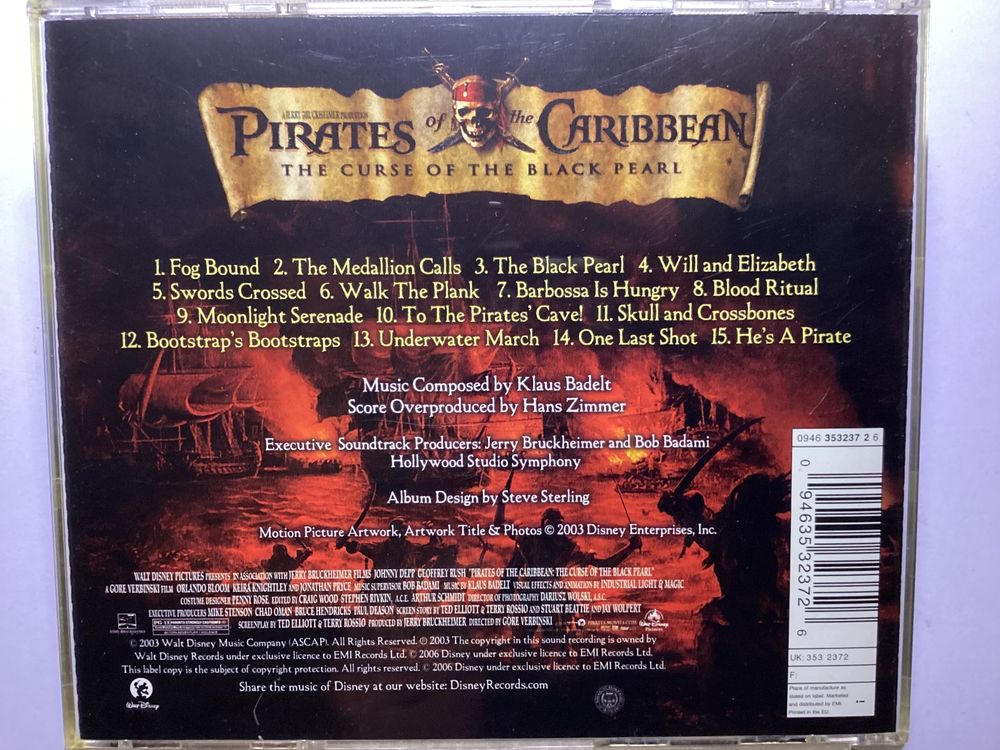 CD Pirates Of The Caribbean — The Curse Of The Black Pearl (Gebraucht ...
