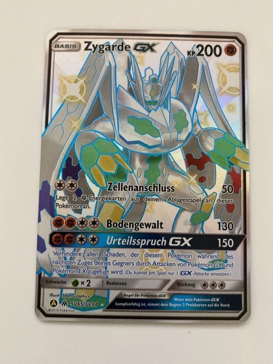 Pokemonkarte Zygarde GX Shiny (Neu (gemäss Beschreibung)) in Neuhausen ...