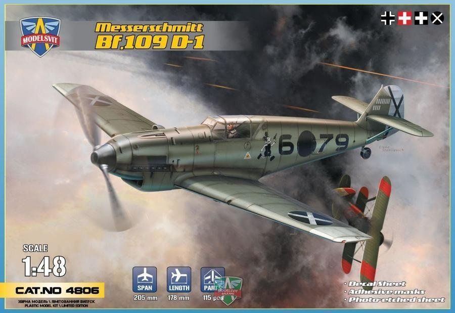 1/48 Modelsvit Bf-109 D-1 Swiss AF (Neu und originalverpackt) in Oberdorf BL für CHF 24 – mit ...