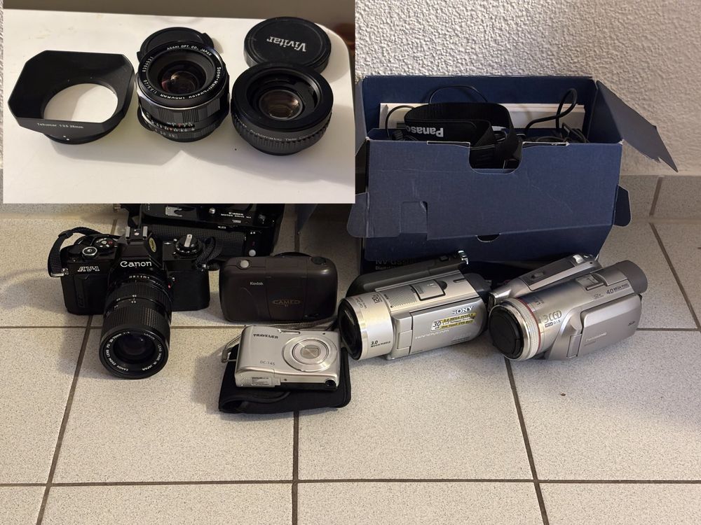 Kamera Sammlung Analog 35mm Mini DV Video Vintage Digital (Gebraucht ...