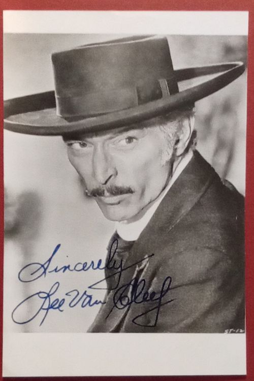 Lee Van Cleef 1925-89 WESTERN Druck-Autogrammfoto Vintage | Kaufen auf ...