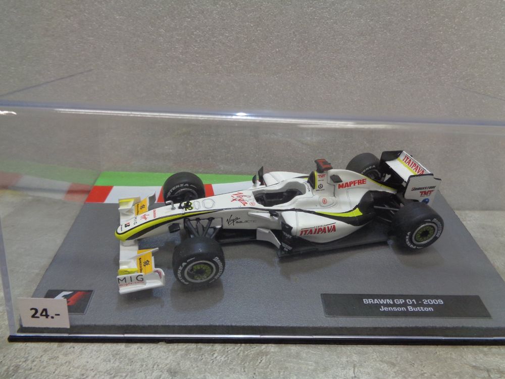 Altaya 1:43 F1 Formel 1 Formule 1 BRAWN GP 01 2009 J. Button (Neu und ...