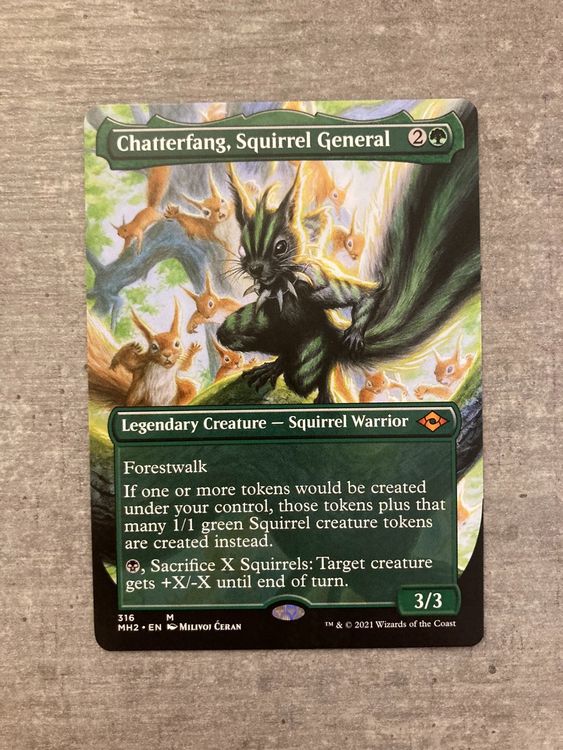 Boarderless Chatterfang, Squirrel General Modern Horizons 2 | Kaufen ...