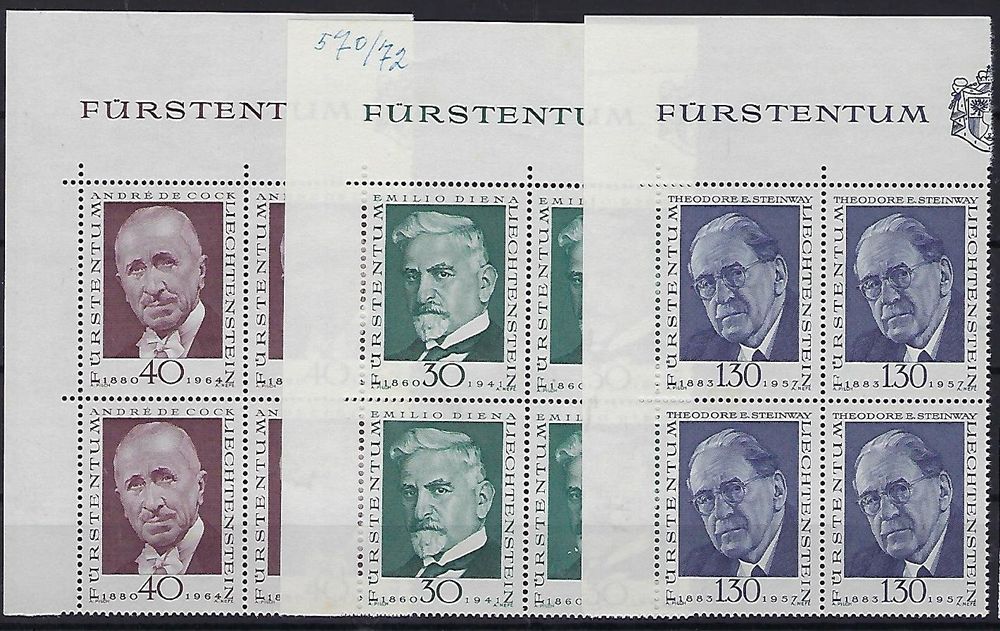1972 Liechtenstein Viererblocks 11820 | Kaufen auf Ricardo