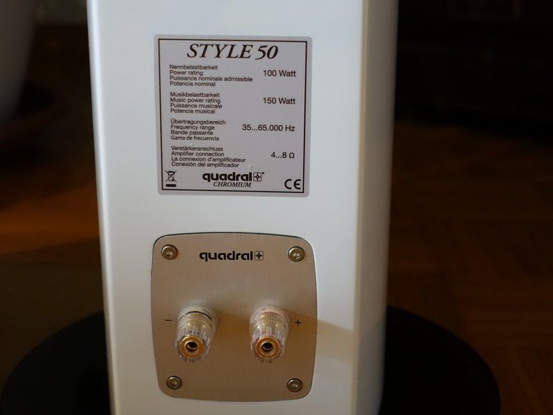 QUADRAL CHROMIUM STYLE 50 - EIN WUNDERBARER LAUTSPRECHER (Gebraucht) in ...