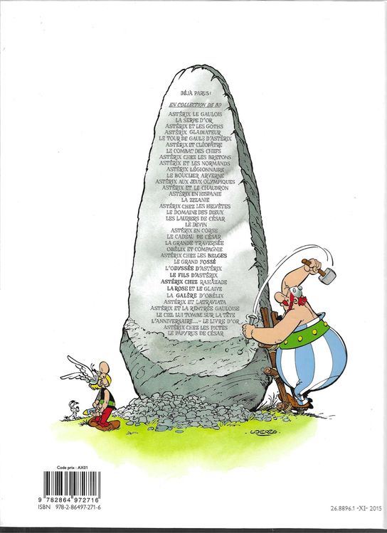 Astérix - Le papyrus de César - 2015 en superbe état de neuf (Gebraucht ...
