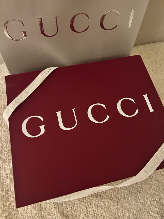 Box Schachtel Gucci with paper bag new collection | Kaufen auf Ricardo