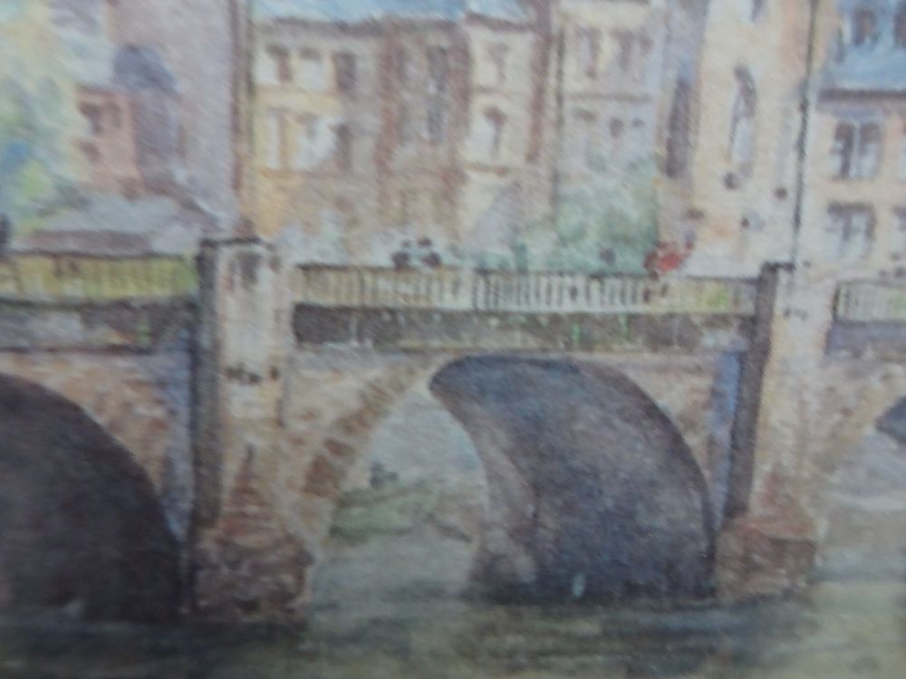 Koblenz Balduinbrücke Aquarell signiert (Gebraucht) in Siebnen für CHF 20 – mit Lieferung auf ...