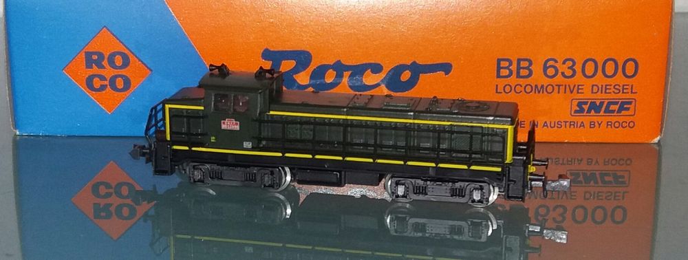 Roco 02152A - Diesellok BB63000 SNCB - Spur N - analog (Gebraucht) in ...