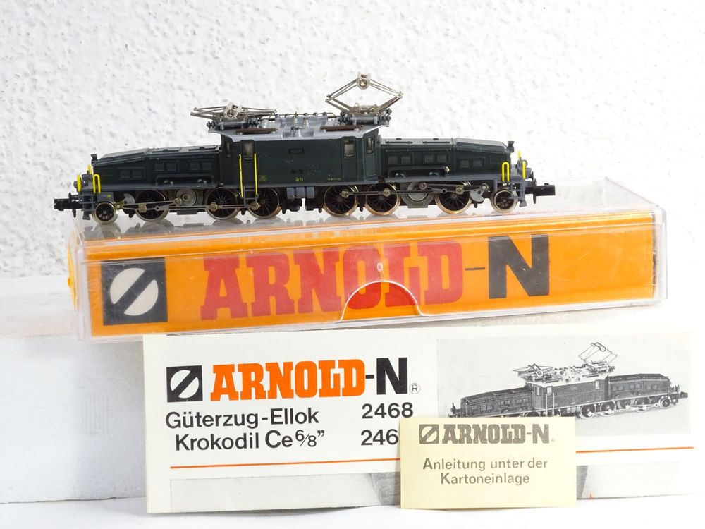 Arnold 2465 SBB Krokodil Ce6/8 Grün 14270, Spur N, OVP (Gebraucht) in ...