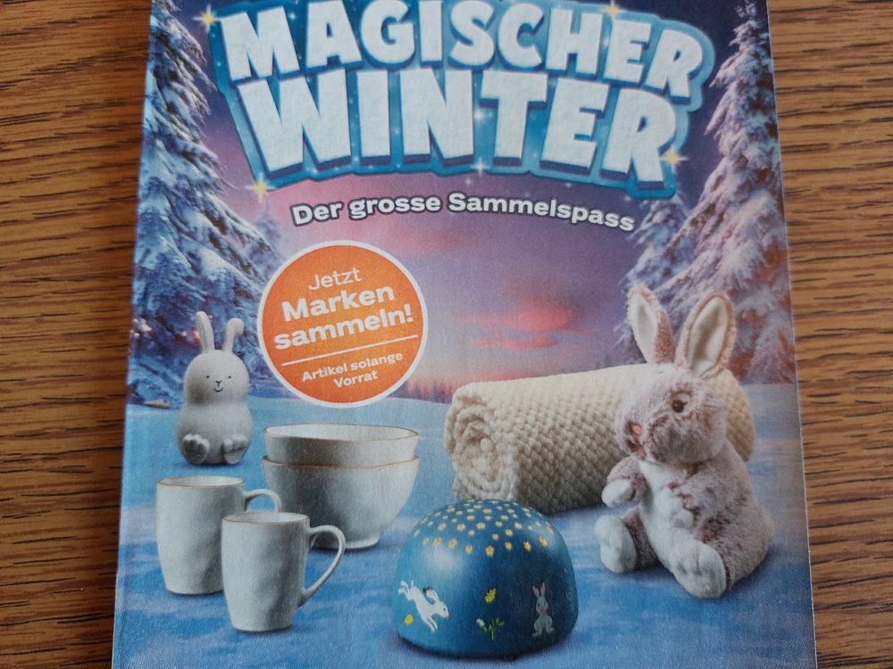 4 volle Karten Coop Magischer Winter, 160 Sammelmarken (Neu (gemäss ...