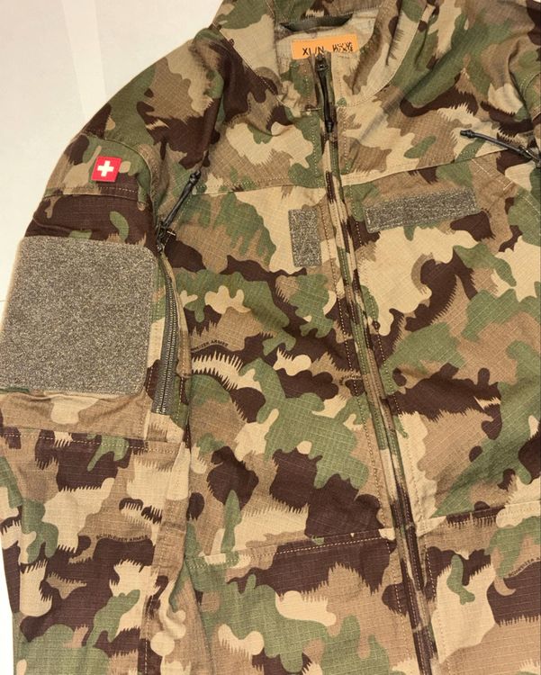 MBAS TAZ Tarnanzug Oberteil Schweizer Armee (Neu (gemäss Beschreibung ...