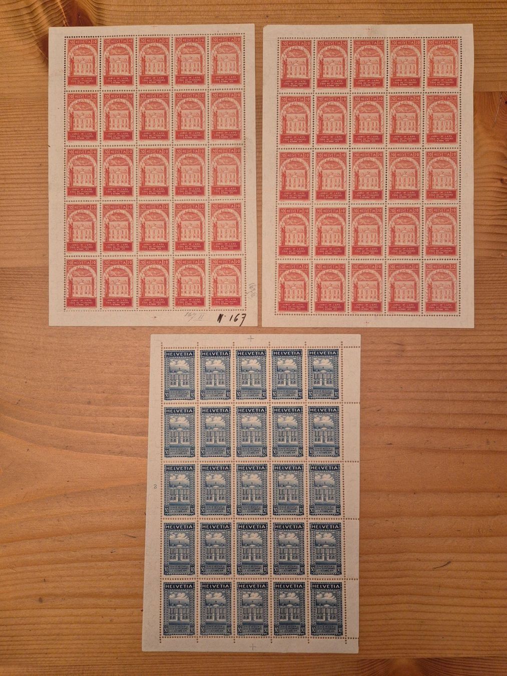 CH-Briefmarken Bogen ** Zustand gemäss Bilder (Gebraucht) in Oberuzwil ...