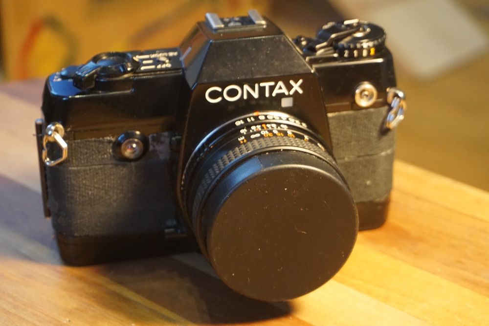 Contax 137 MA Quartz m.Yashica 50mm 1:2 ALT TOP !!!!!!!!!!! (Gebraucht ...