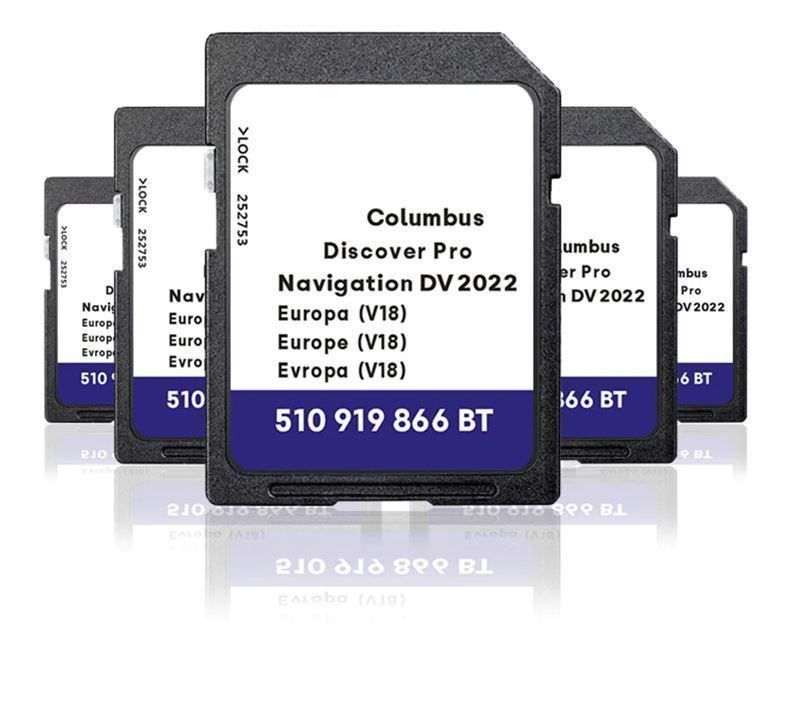 Vw Skoda V19 Europe Navi SD-Karte 22/23 (Neu und originalverpackt) in ...