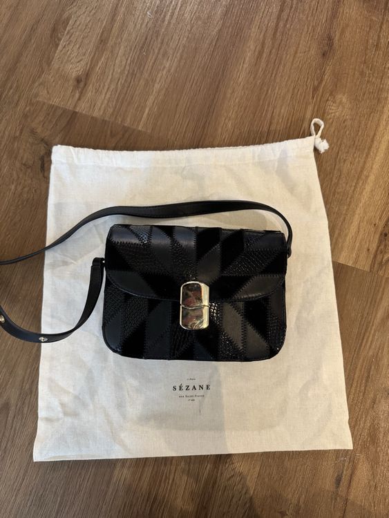 Sezane Mini Milo Bag Schwarz - Patchwork (Gebraucht) in Udligenswil für ...