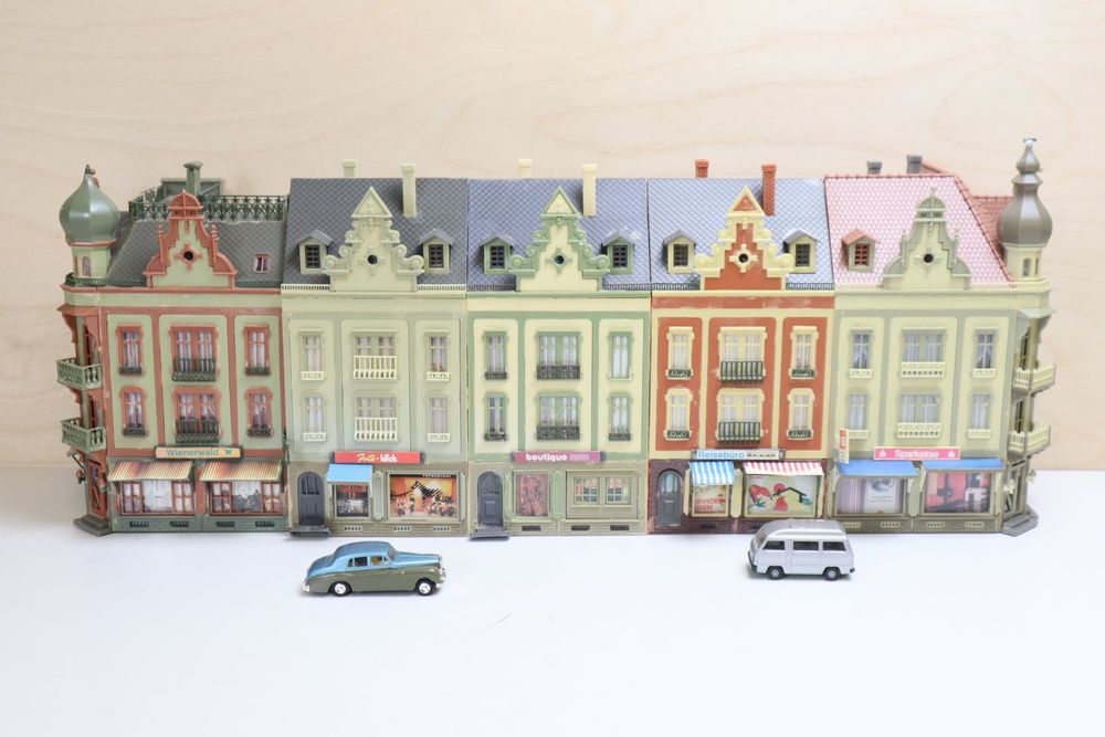 FALLER grosses Altstadt Gebäude Set H0 - Stadthäuser (Gebraucht) in ...