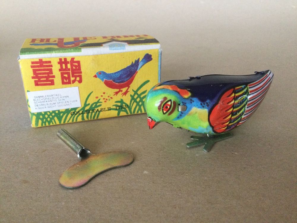 Pickender Vogel „ Blue Bird MS 029“ | Kaufen auf Ricardo