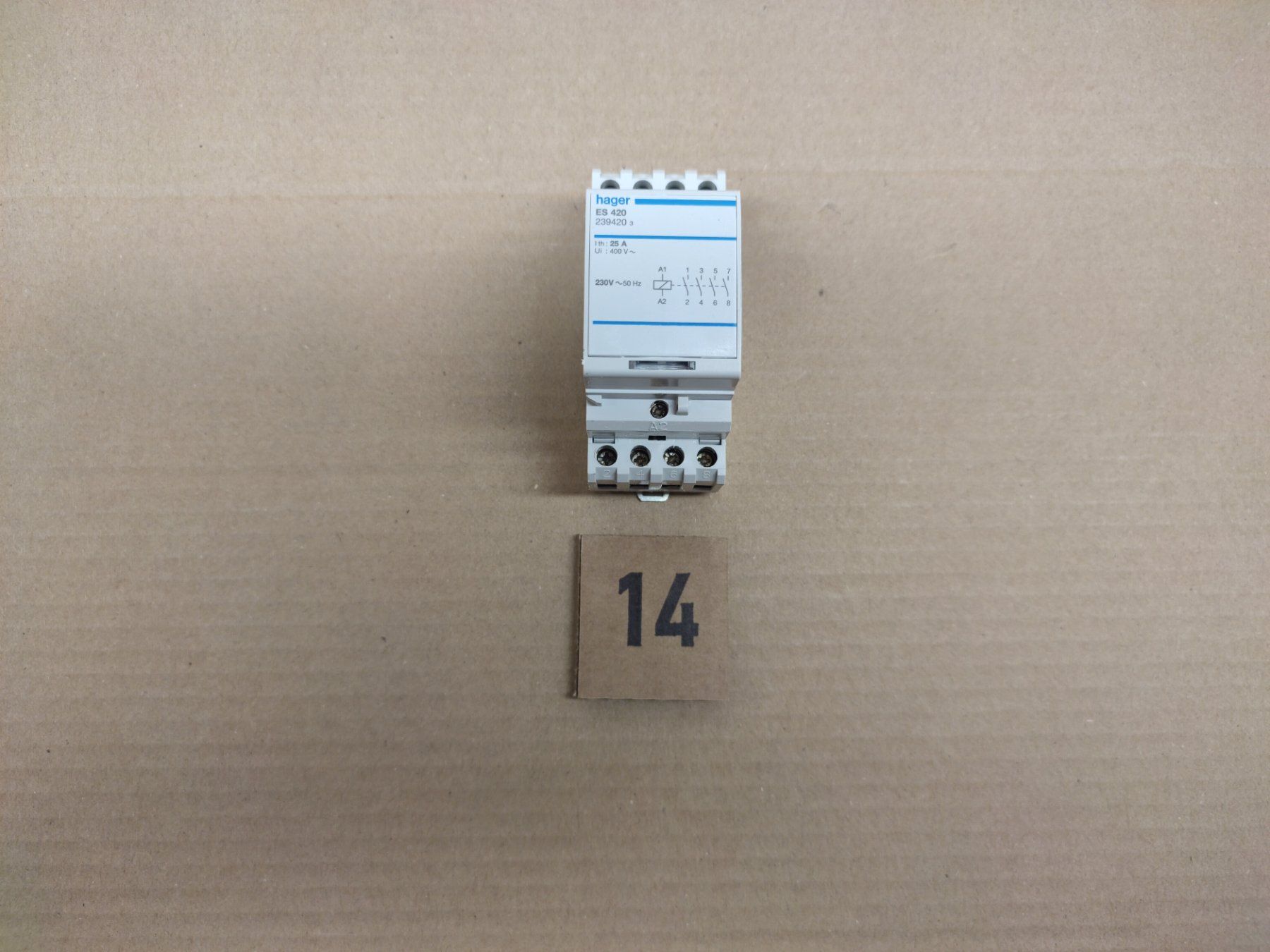 Relais Hager ES 420 25A / Hager Schütz ES 420 25A (D'occasion) à ...
