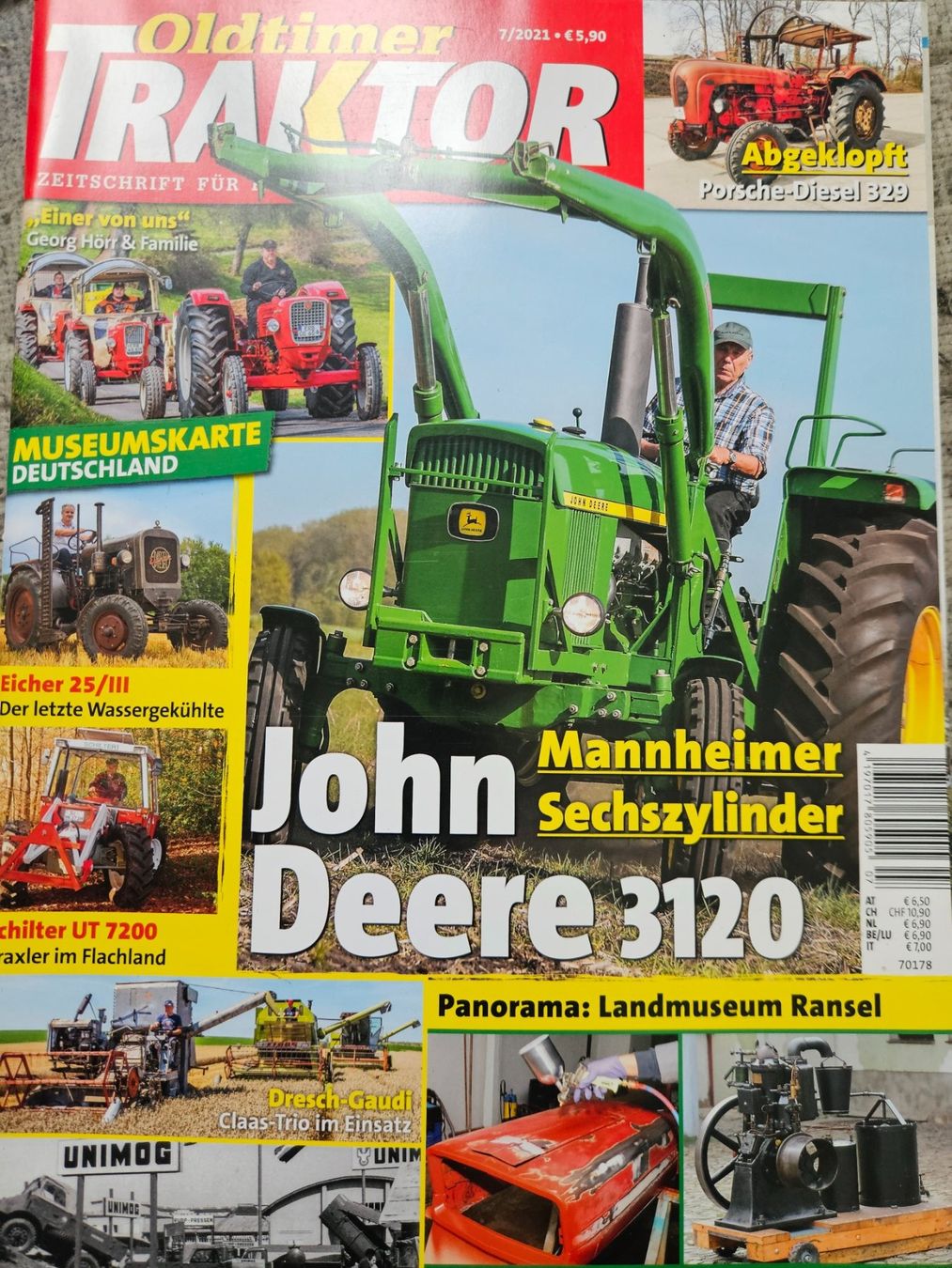 Oldtimer Traktor 7/21 John Deere Schilter UT 7200 Unimog xb (Gebraucht) in Flawil für CHF 17 ...
