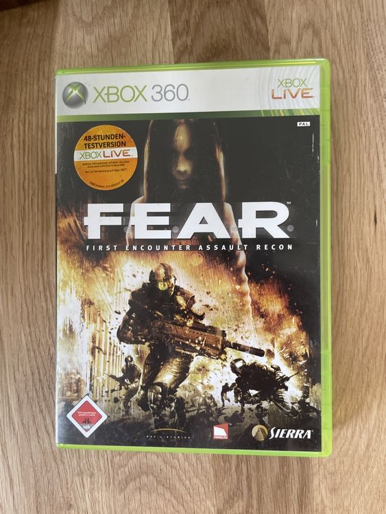 FEAR First Encounter Assault Recon Xbox 360 Game (Gebraucht) in ...