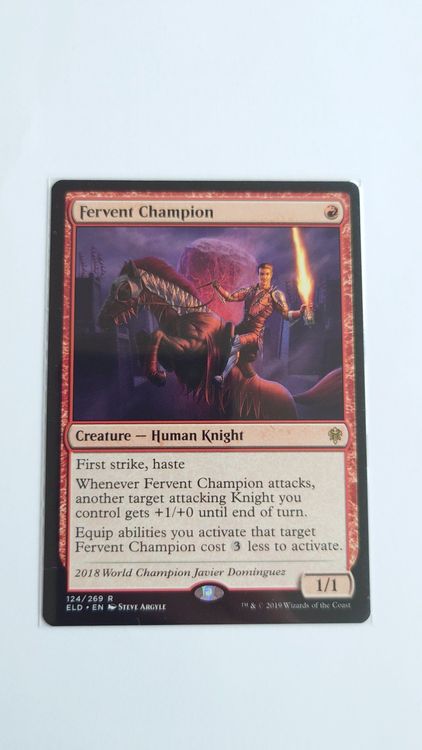 Fervent Champion Magic Karte (Gebraucht) in Winterthur für CHF 1 – mit ...