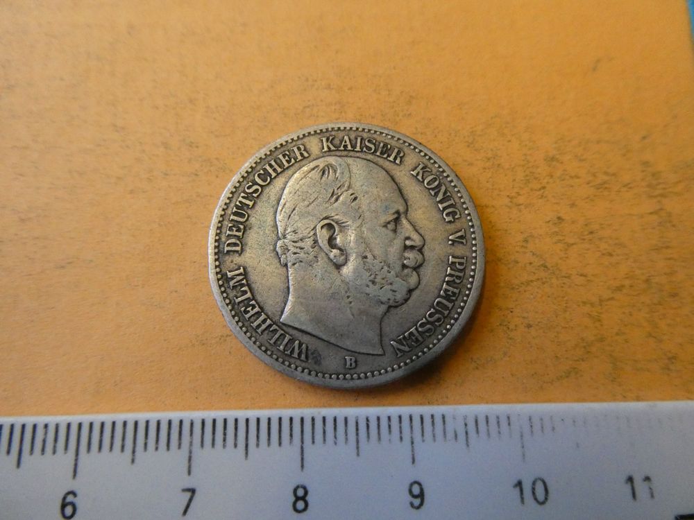 Preussen 1876 B, 2 Mark - Silber .900 10.96 g (Gebraucht) in ...