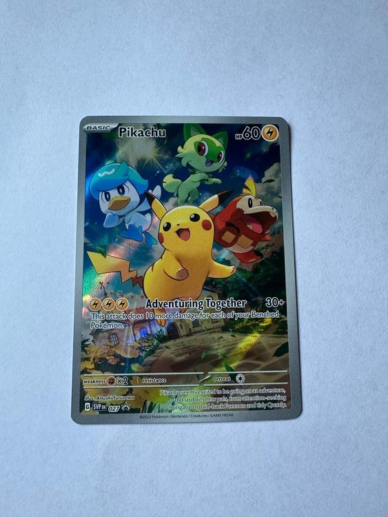 Pokémon Pikachu Promo svp 027 Paldea evolved ab 1 | Kaufen auf Ricardo
