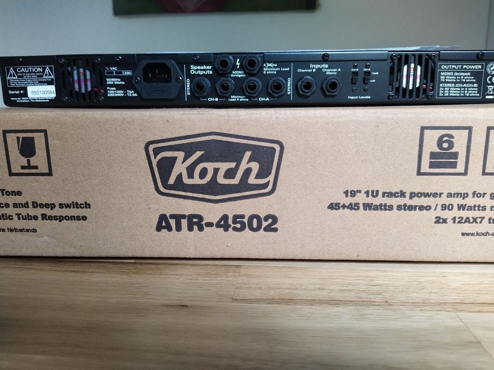 Koch ATR-4502 Power Amp mit Röhren | Acheter sur Ricardo