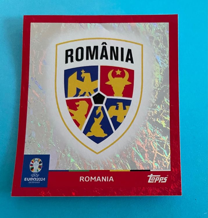 Topps Euro 2024 Sticker ROM 1 - Wappen RUMÄNIEN (Gebraucht) in Lengwil ...