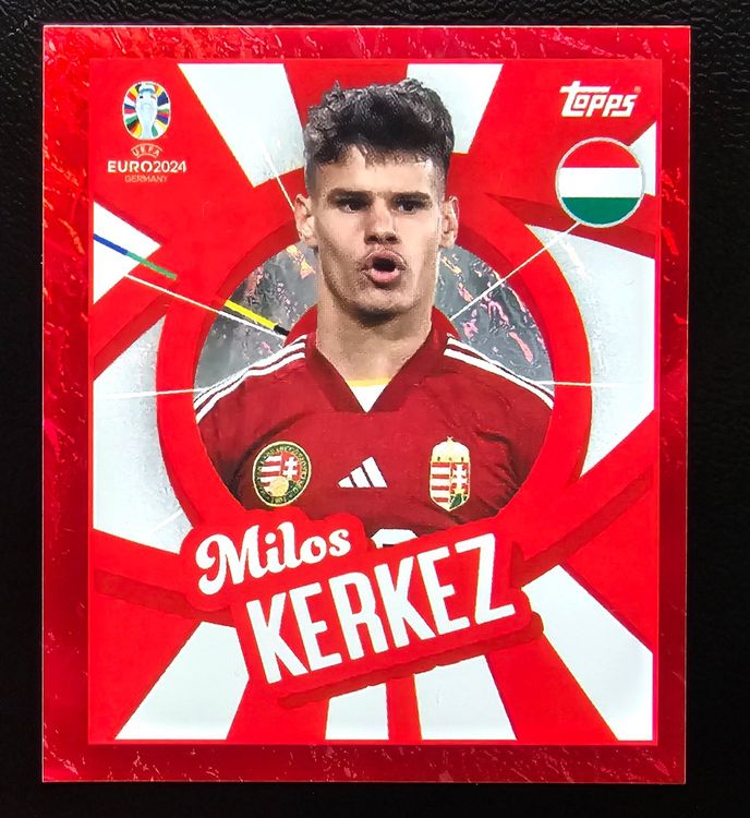 Topps EM 2024--HUN PTW "rotmetallic" (Neu und originalverpackt) in ...