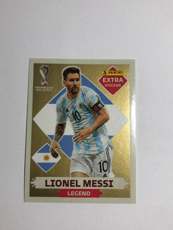 Panini Extra Sticker Lionel Messi Gold | Kaufen auf Ricardo
