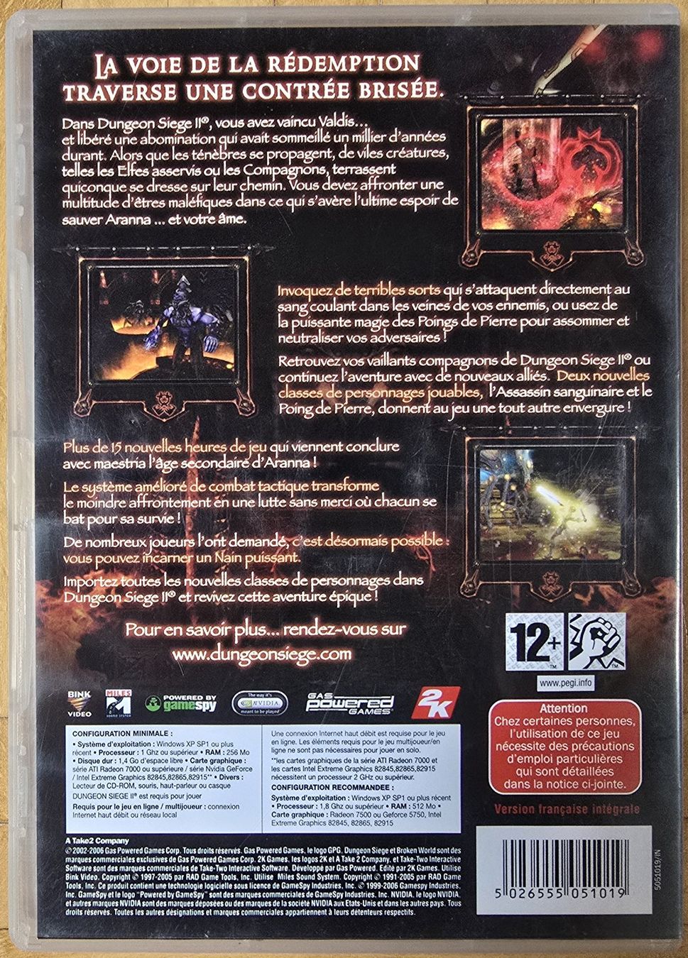 PC : Dungeon Siege II - Broken World (D'occasion) à Froideville pour ...