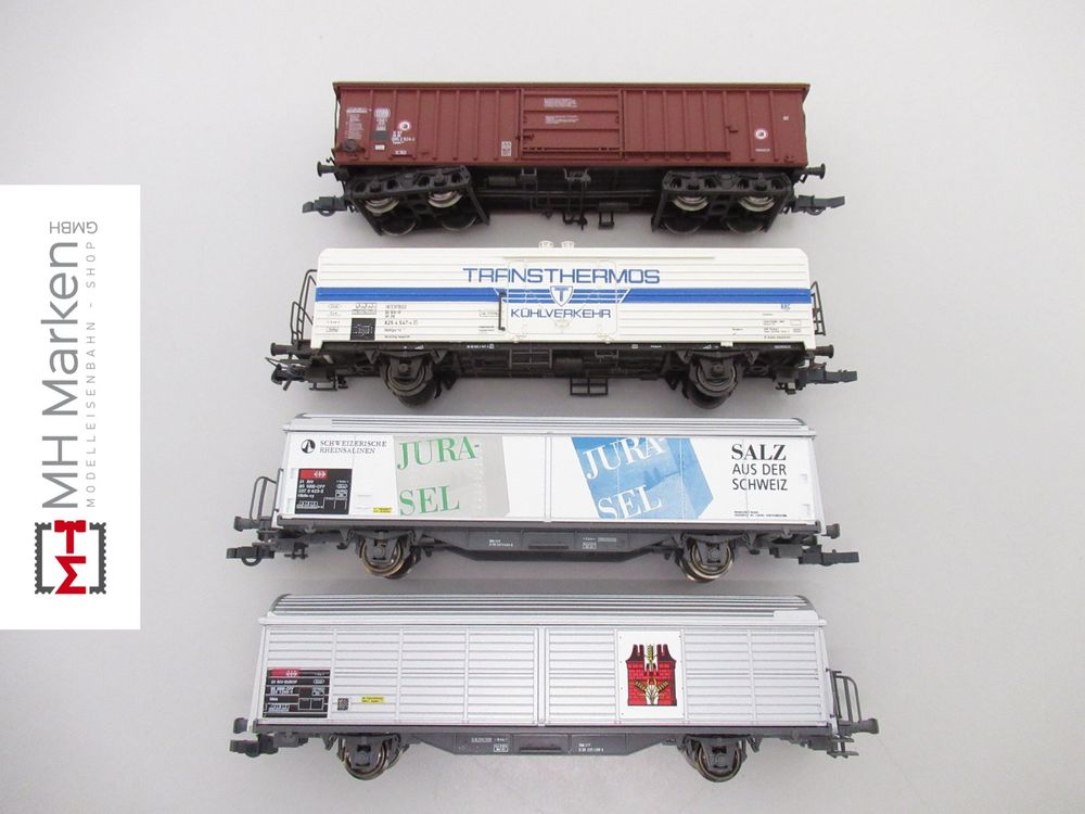 Roco 4x diverse gedeckte Güterwagen SBB/DB o.OVP DC GS H0 (Gebraucht) in Basel für CHF 65 – mit ...