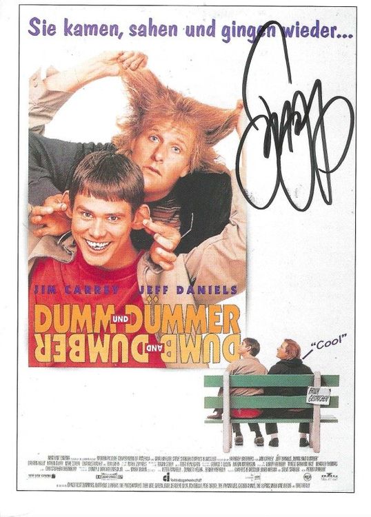 JEFF DANIELS original Autogramm auf Posterkarte (Gebraucht) in ...