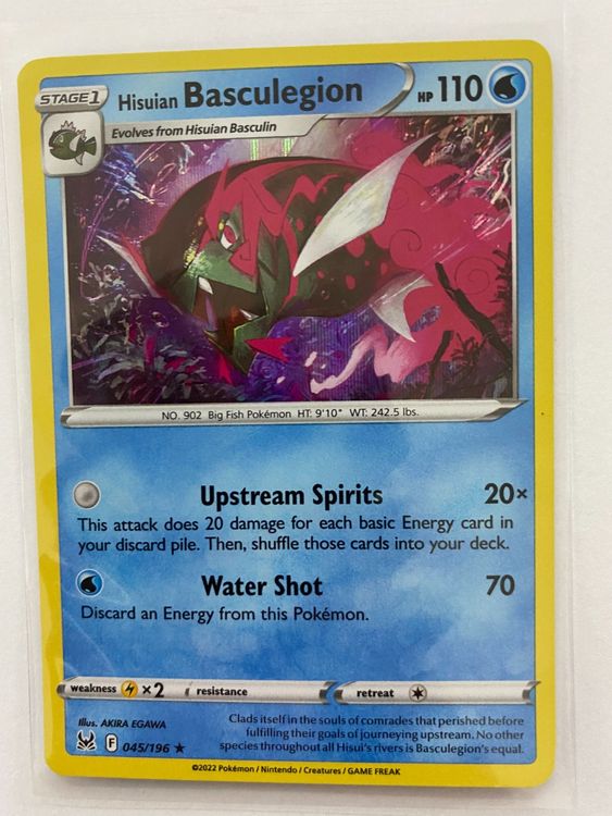 Pokemon Hisuian Basculegion 045/196 Lost Origin EN (Neu (gemäss Beschreibung)) in Elgg für CHF 1 ...