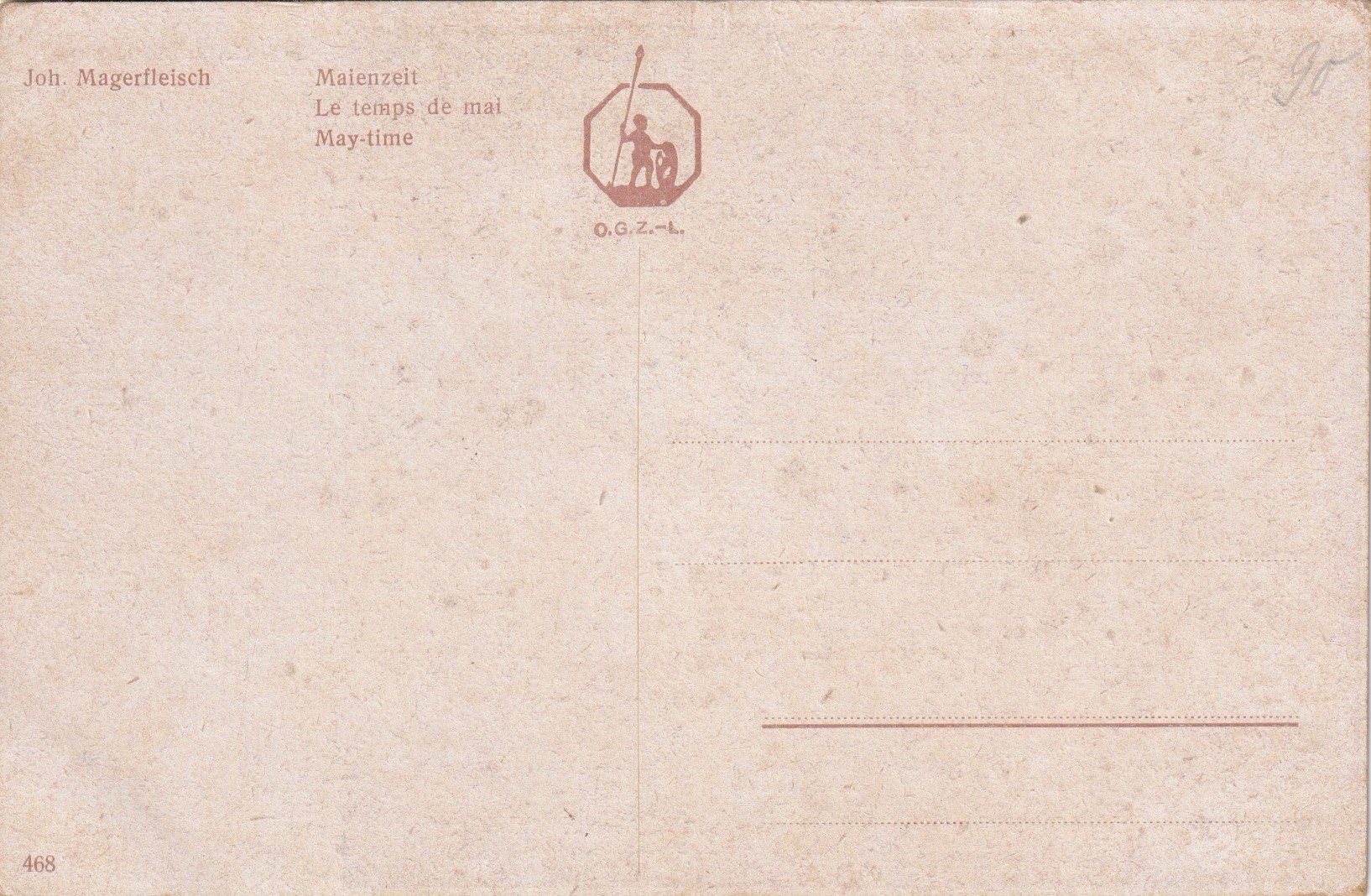 Maienzeit (gemalt von Joh. Magerfleisch) /ao (Gebraucht) in Hombrechtikon für CHF 0.5 – mit ...