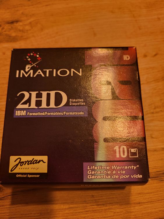 Disquettes IMATION 2HD 1.44 Formatées 10 pièces (carton ferm | Kaufen ...