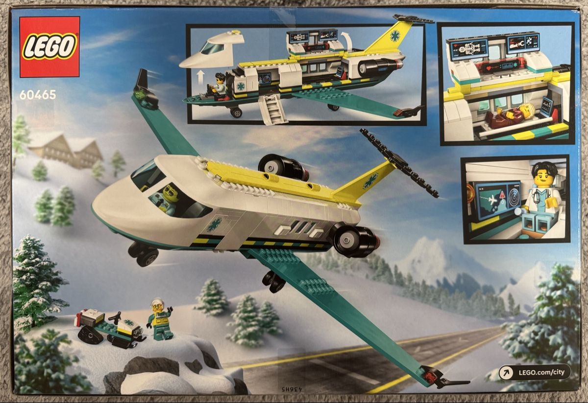 LEGO City Emergency Air Ambulance Airplane 60465 (Neu und ...