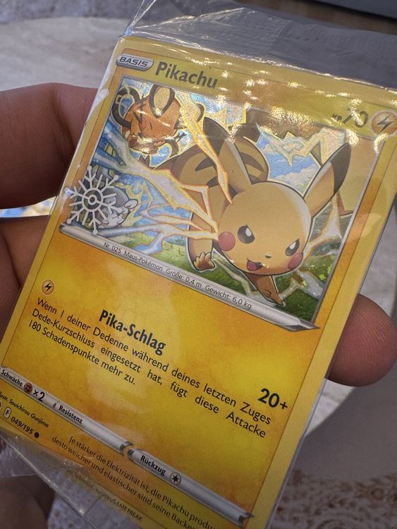 Pikachu 049/195 – Silver Tempest – Snowflake Stamp – Pokémon (Neu und ...