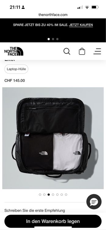 The North Face Base Camp Duffel - 32 Liter (Gebraucht) in Luzern für ...