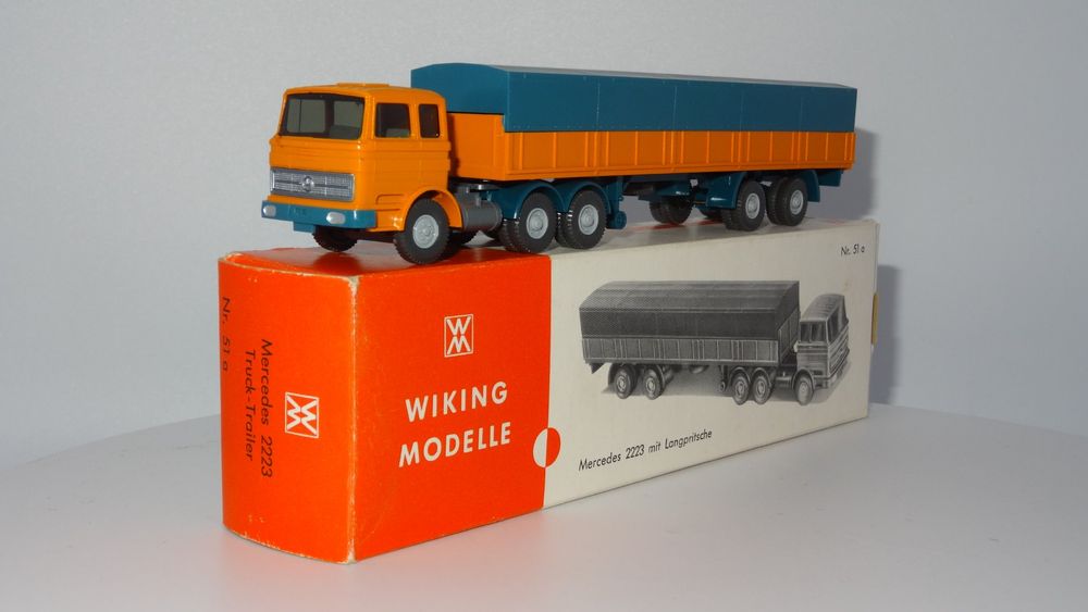 Wiking 51a, WW 51a, Mercedes Benz 2223, Sattelschlepper, Neu (Neu und ...