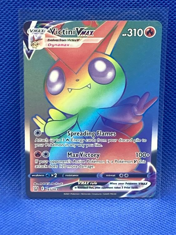 Pokemon Battle Styles / Victini VMAX 165 / 163 EN (Neu (gemäss ...