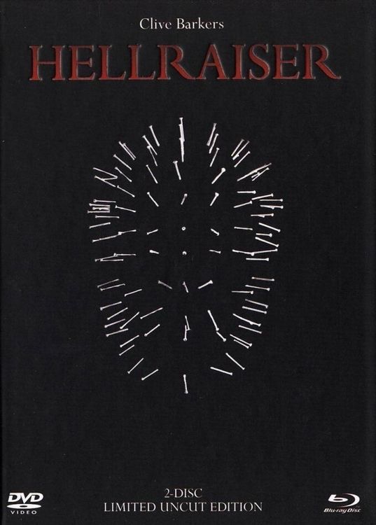 Hellraiser (1987) Uncut, Mediabook, Blu Ray & DVD (Neu und originalverpackt) in Thun für CHF 59. ...