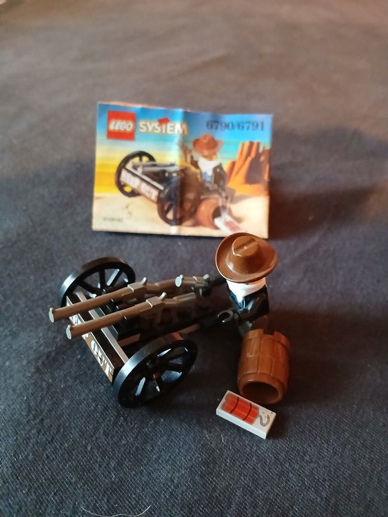 LEGO System 6790/6791 Western Kanone mit Anleitung (Gebraucht) in baar ...