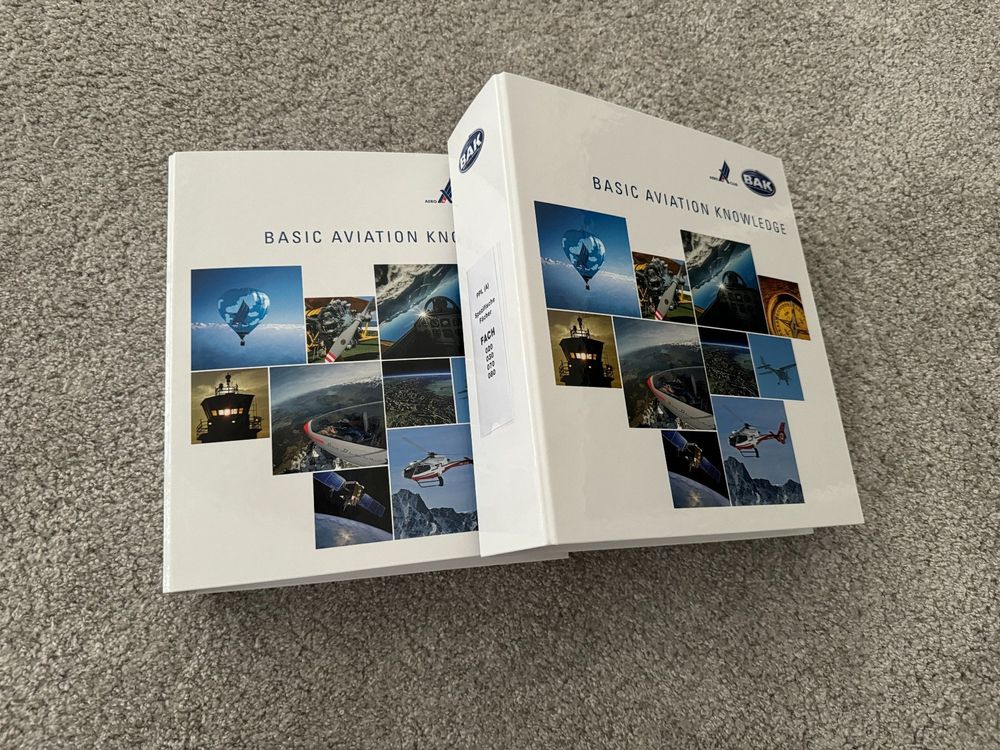 PPL(A) Flugschein BAK Sammelordner inkl e-training Lizenz (Gebraucht ...