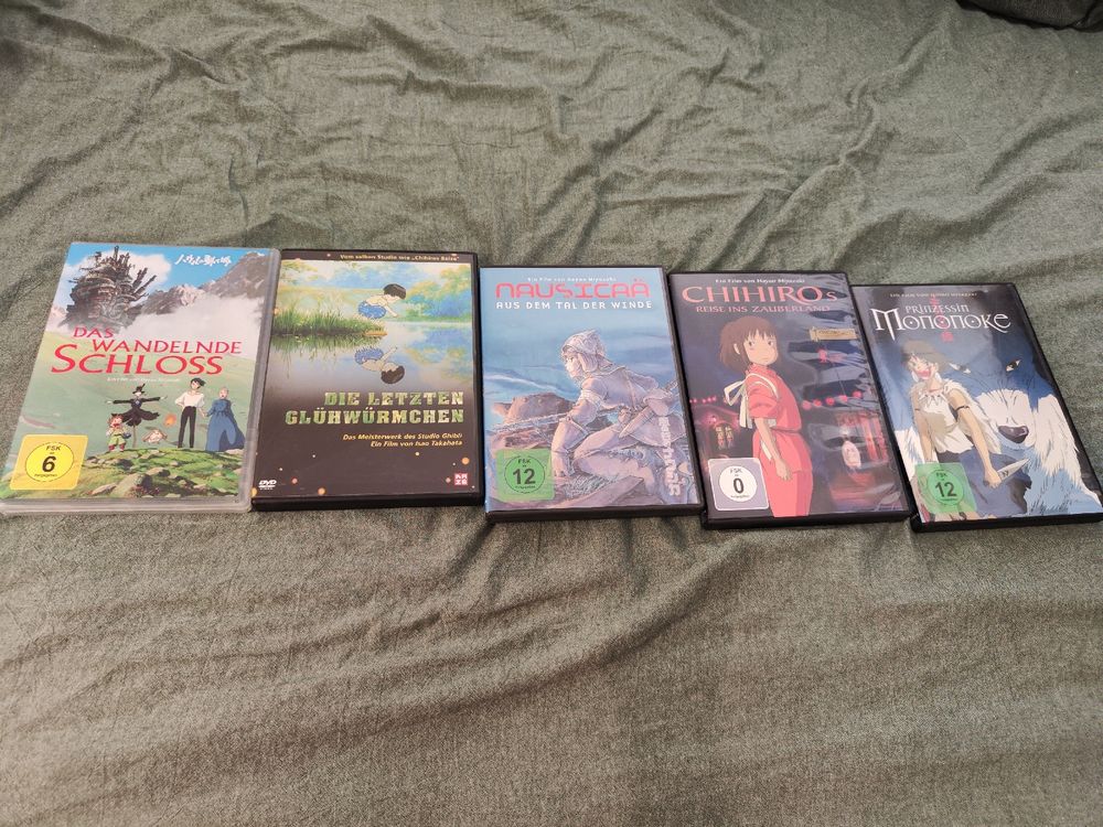 5 DVDs Studio Ghibli Anime: Chihiro, Mononoke etc. | Kaufen auf Ricardo