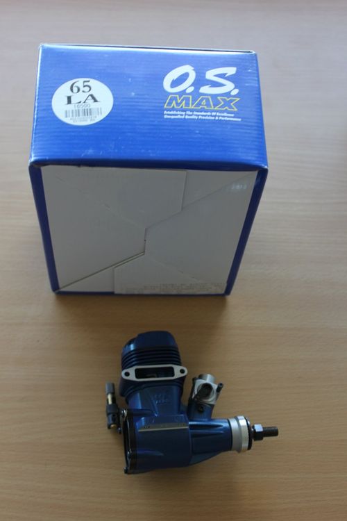 Modellmotor O.S.Max 65 LA mit Schalldämpfer No. 16500 (Neu und originalverpackt) in Grosswangen ...