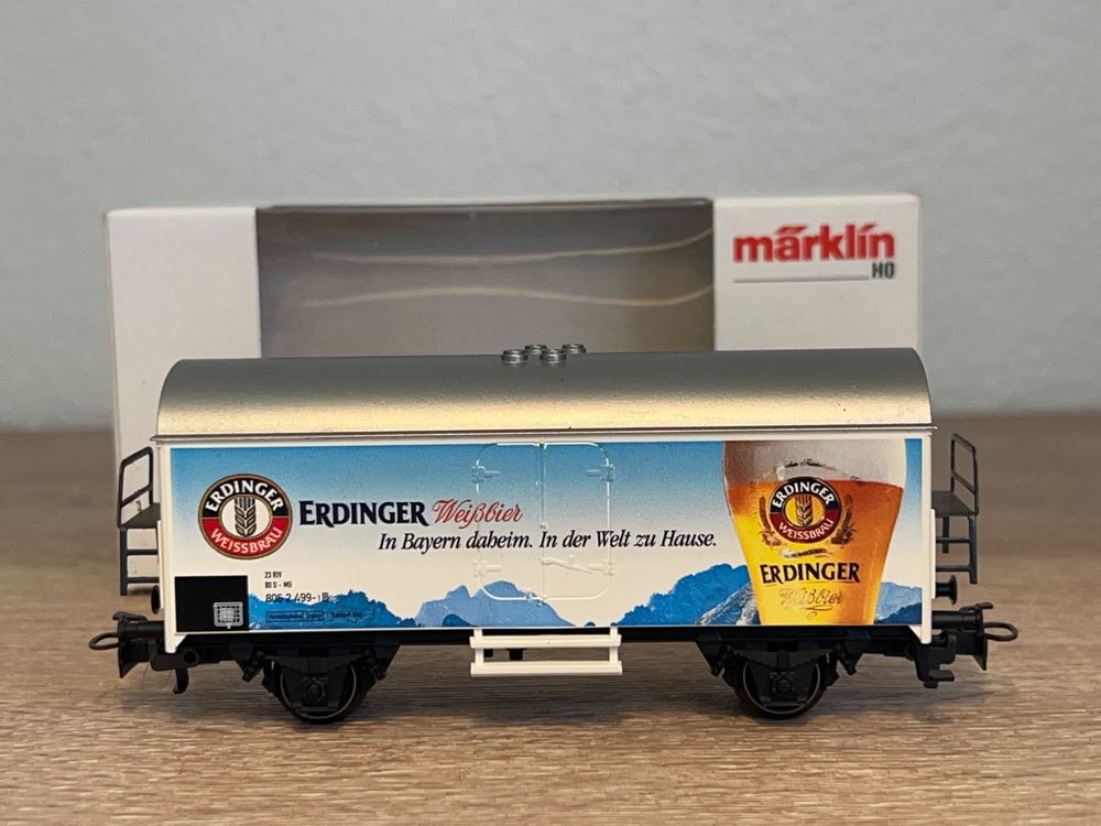 Märklin 44191 Kühlwagen Erdinger H0 OVP (Gebraucht) in St-Aubin-Sauges für CHF 12 – mit ...